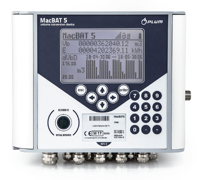 MacBAT 5 korektor volumena plina s GSM/GPRS komunikacijom - WGE-Tech